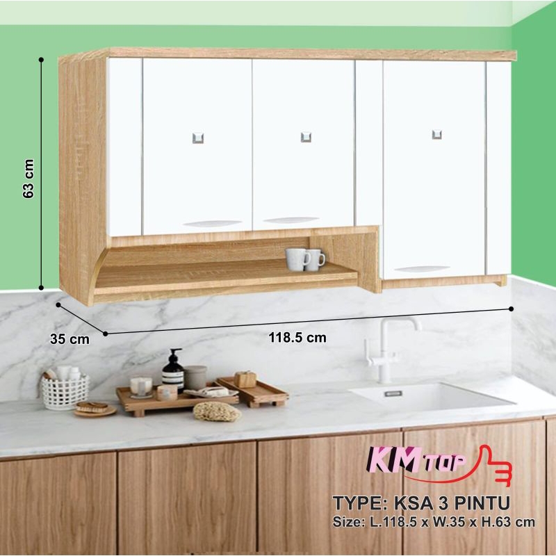 Jual kitchen set lemari gantung MINIMALIS /ksa furni /KSA KMtop ...