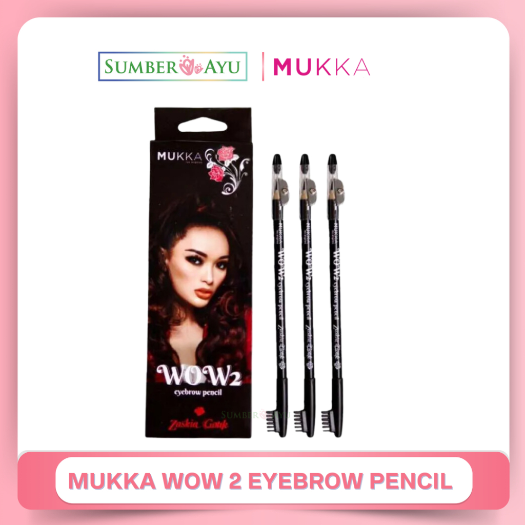 Jual MUKKA WOW2 EYEBROW PENCIL SERIES | Shopee Indonesia