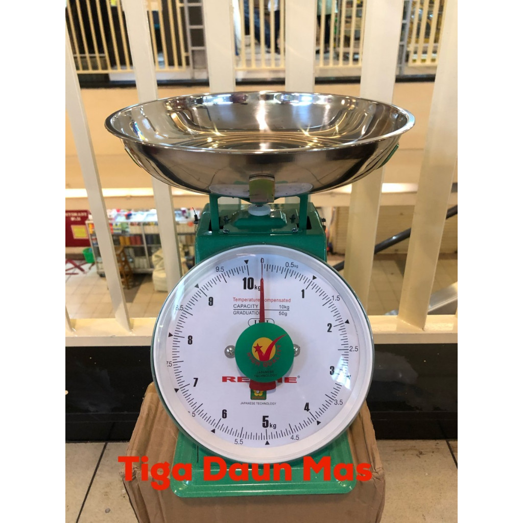 Jual Timbangan Duduk Jarum Renhe Kualitas Vietnam 10 Kg Mangkok | Shopee Indonesia