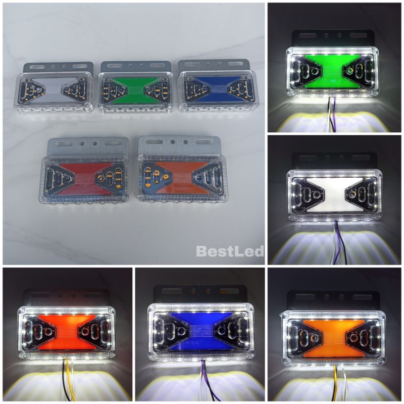 Jual Lampu Led Bak Samping Truck Truk Running Sein 24 Volt | Shopee Indonesia