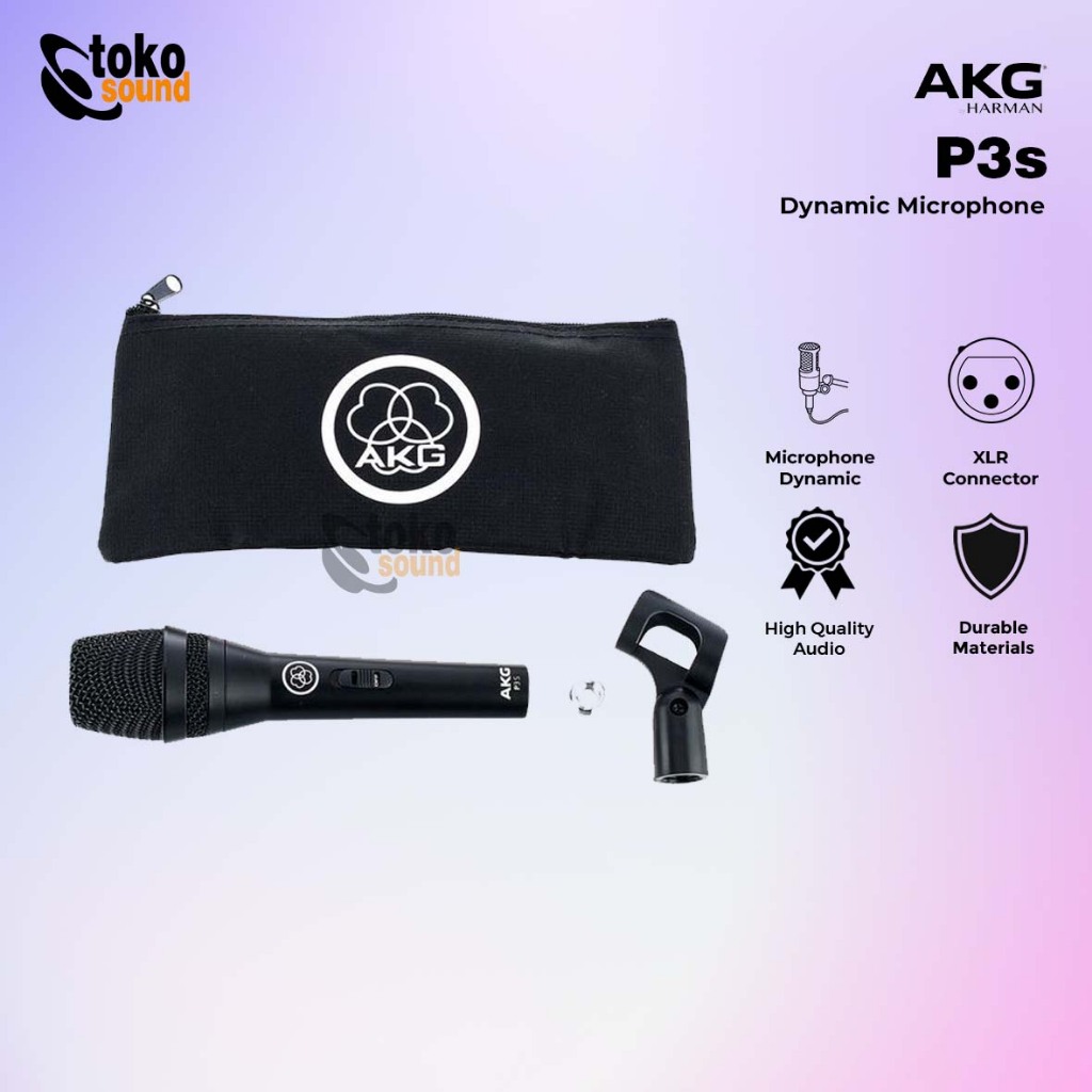 Jual AKG P3S P3 S - Dynamic Handheld Microphone | Shopee Indonesia