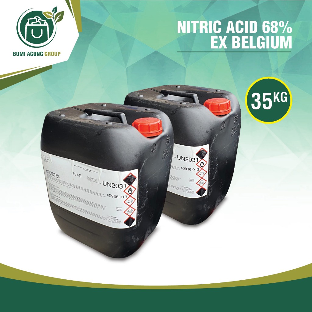Jual HNO3 35 Kg Kadar 68% 35KG Nitric Acid 35 KG 1 JERIGEN JERIGENAN ...
