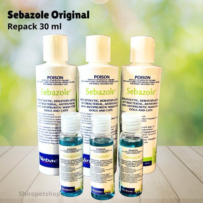 Jual sebazole shampo kucing anti jamur sampo anjing obat shampoo virbac ...