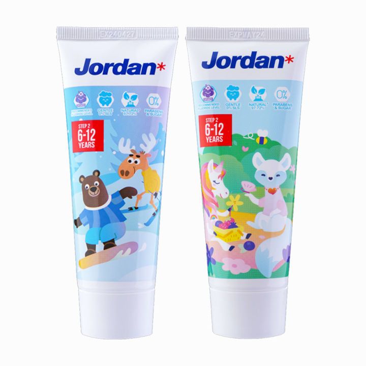 Jual JORDAN KIDS TOOTHPASTE 75GR 0-5YEARS / 6-12 YEARS / PASTA GIGI ...
