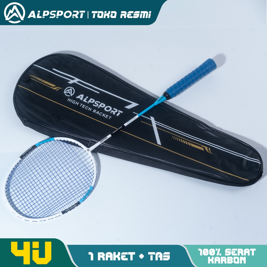 Jual ALPSPORT New SS 100% Full Carbon Fiber Pro Raket Badminton ...