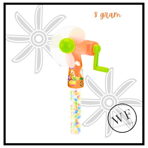Jual JUQI Happy bee fan candy / Juqi Mainan kipas unik isi permen 8grm ...