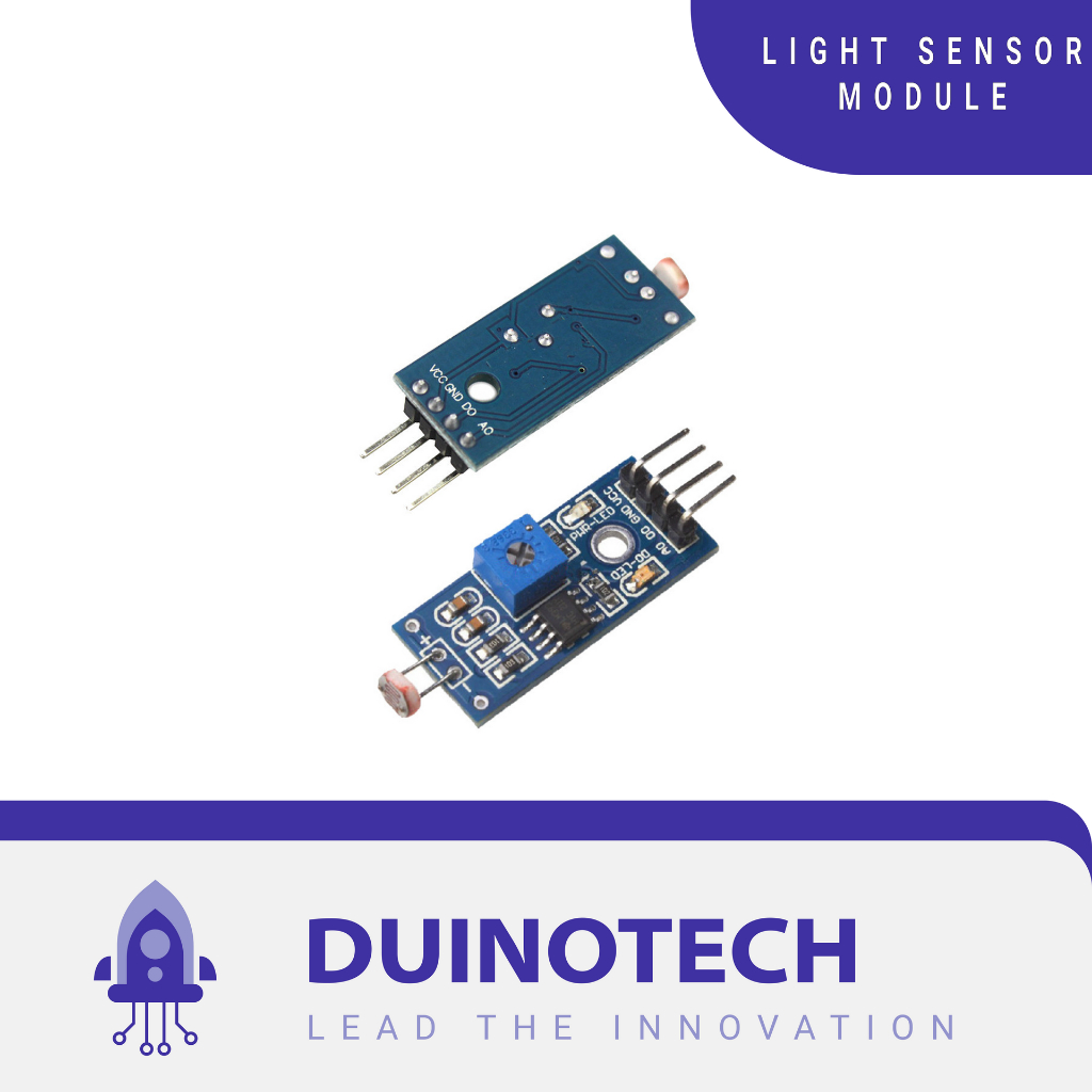 Jual PHOTOSENSTIVE LIGHT LDR RESISTANCE SENSOR CAHAYA 4 PIN MODULE ...