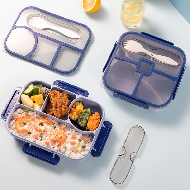 Jual YH LUNCH BOX KOTAK BEKAL BENTO SET BERSEKAT / KOTAK MAKAN SIANG ...