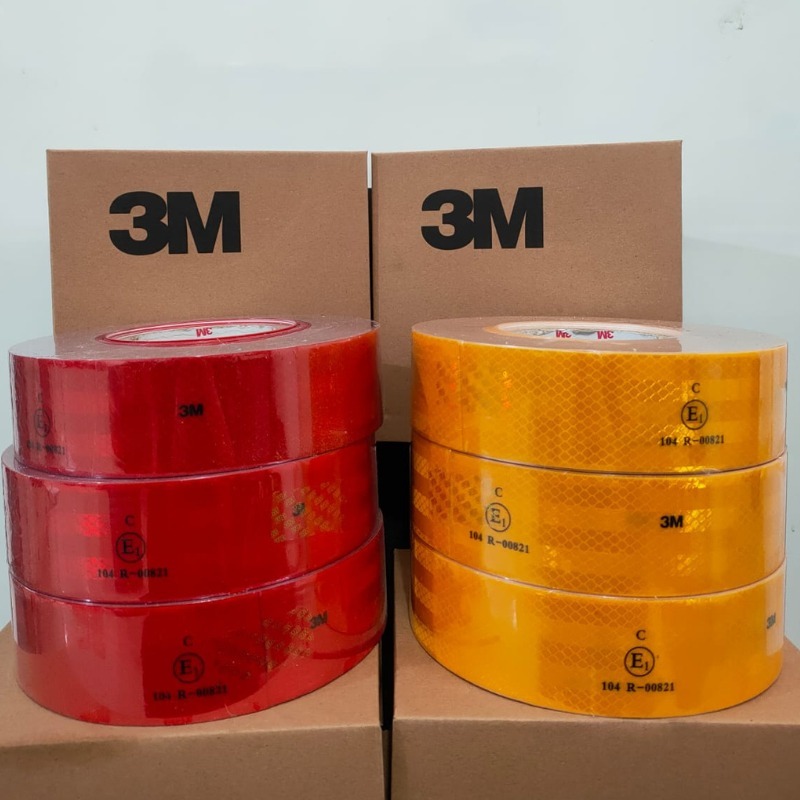 Jual 1roll Stiker 3M Mobil Box Merah / Kuning KIR DISHUB TRUK BOX ...