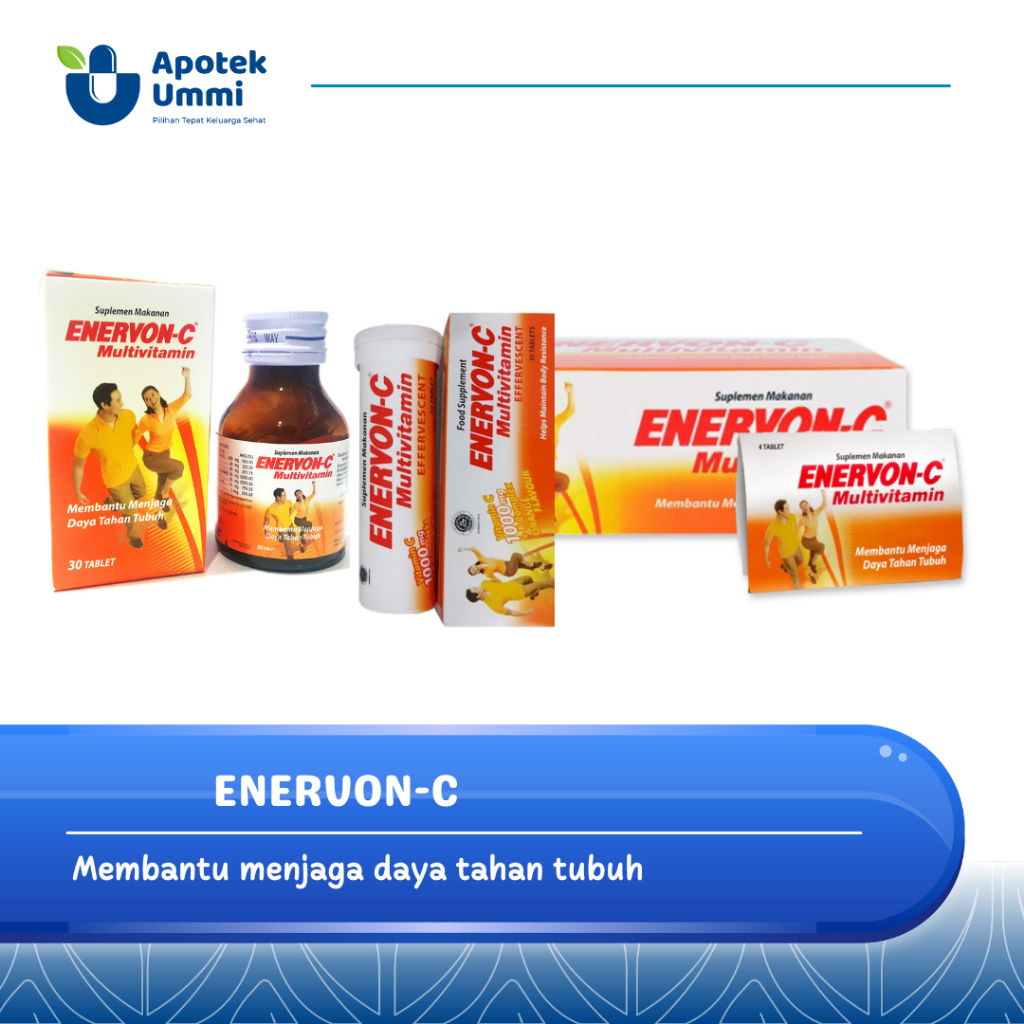 Jual ENERVON C Effervescent /Multivitamin dan Mineral | Shopee Indonesia
