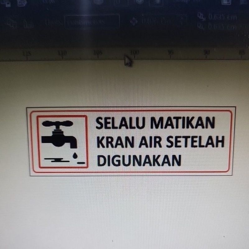 Jual stiker sign keran air | Shopee Indonesia