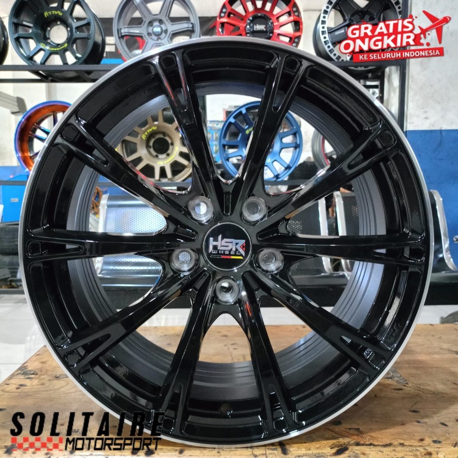 Jual Velg Mobil Racing Hsr Ring 17 Lobang 5 Untuk Golf New,Scirocco,Dll | Shopee Indonesia