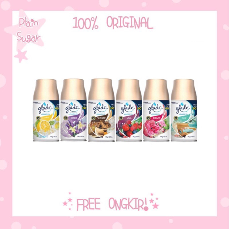 Jual (NEW) Glade Air Freshener Automatic Refill Matic Ocean Escape / Lavender & Vanilla / Peony ...