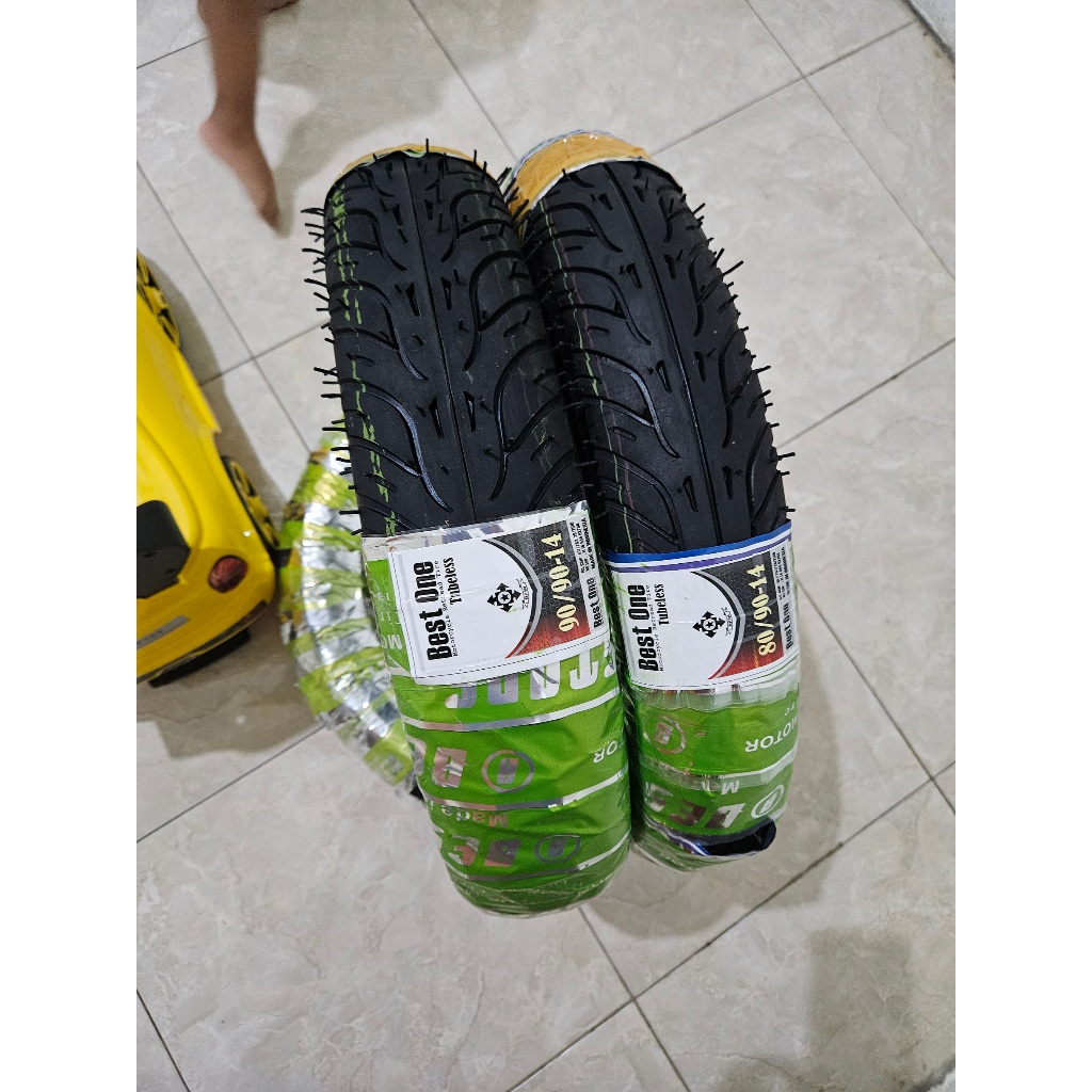 Jual ban matic ring 14 tubeless sepasang depan belakang ukuran 80/90 14 ...