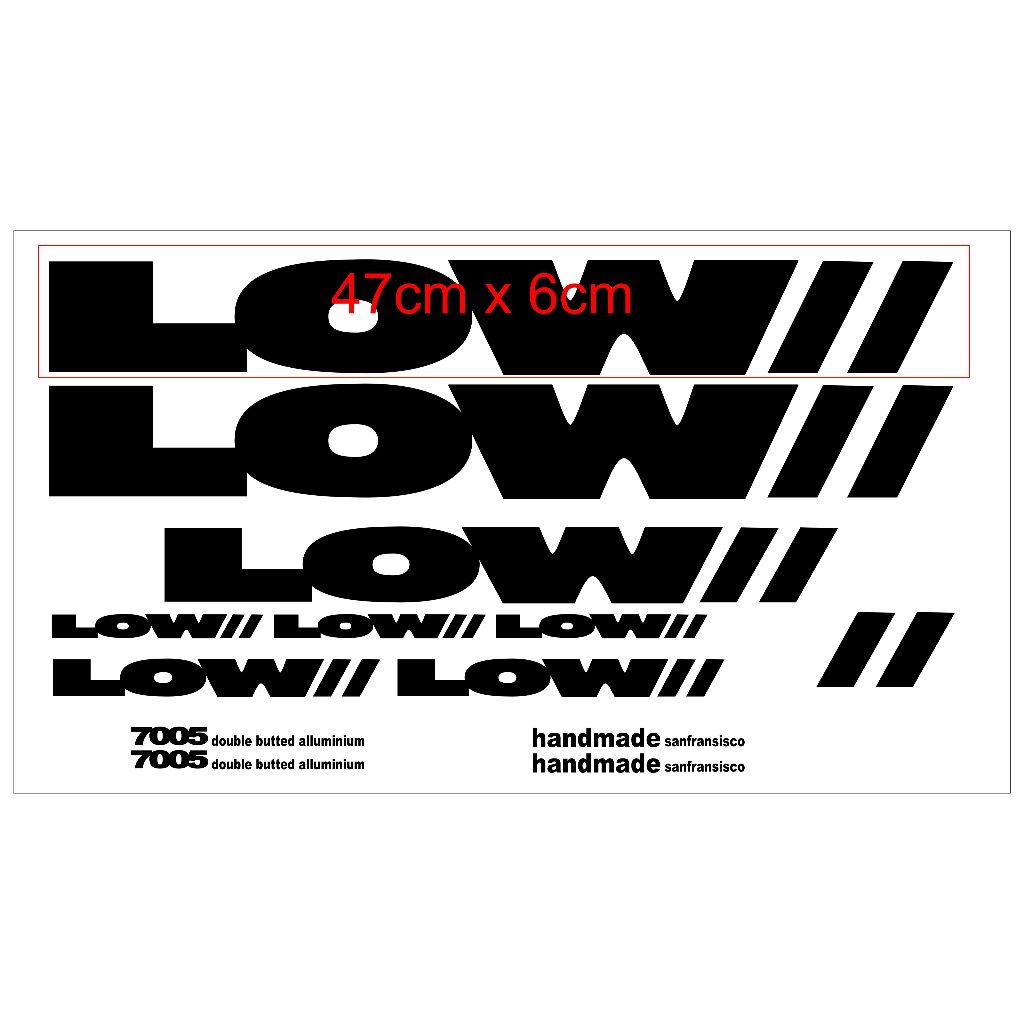 Jual CUTTING STICKER SEPEDA FIXIE LOW | Shopee Indonesia