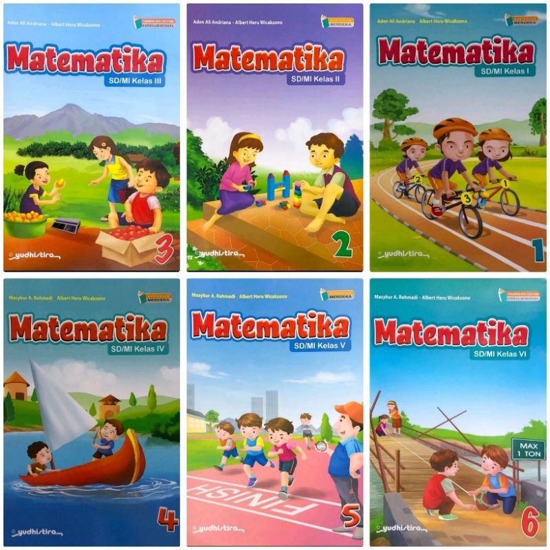 Jual BUKU PAKET MATEMATIKA SD KLS 123456 KURIKULUM MERDEKA PENERBIT ...