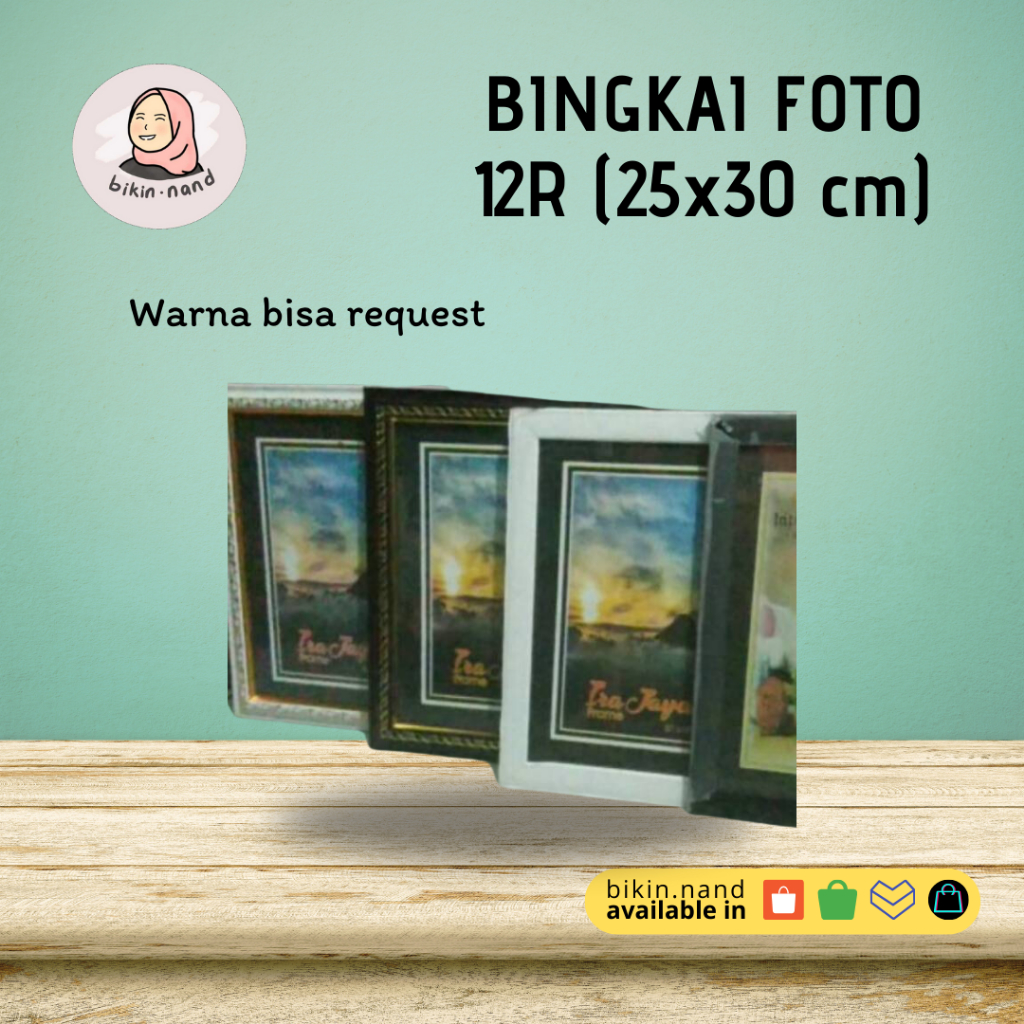 Jual Bingkai Foto ukuran 12R / 25x30 cm (PROSES KILAT) (TANPA MINIMUM ...