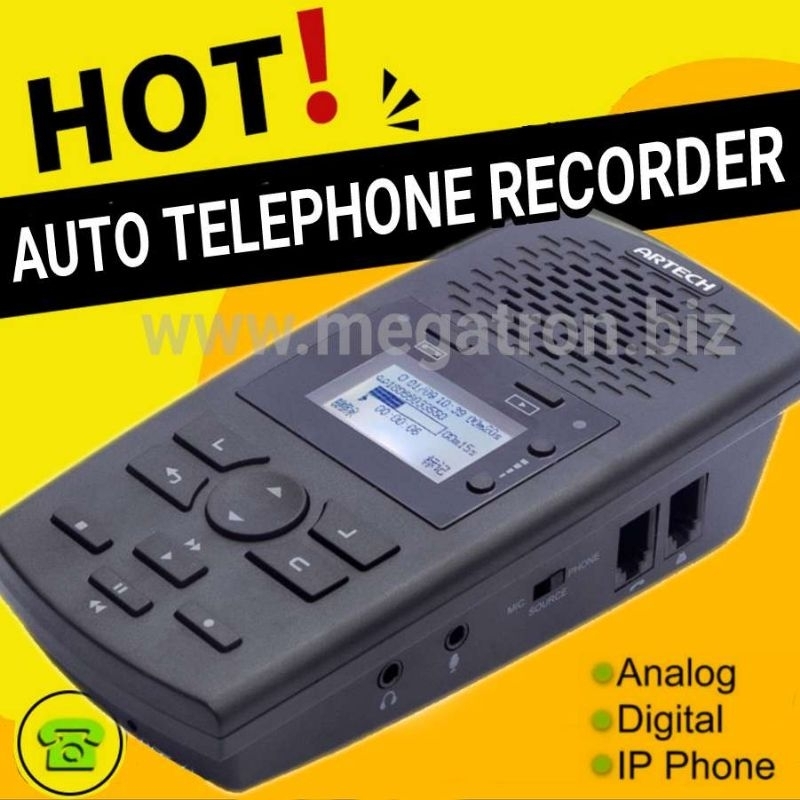 Jual Auto Telephone Recorder (Alat Perekam Percakapan Telpon) - Support ...