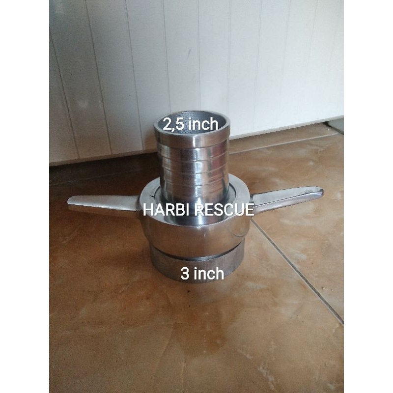 Jual coupling pompa tohatsu 3 inch ke 2,5 inch selang alumunium pemadam ...