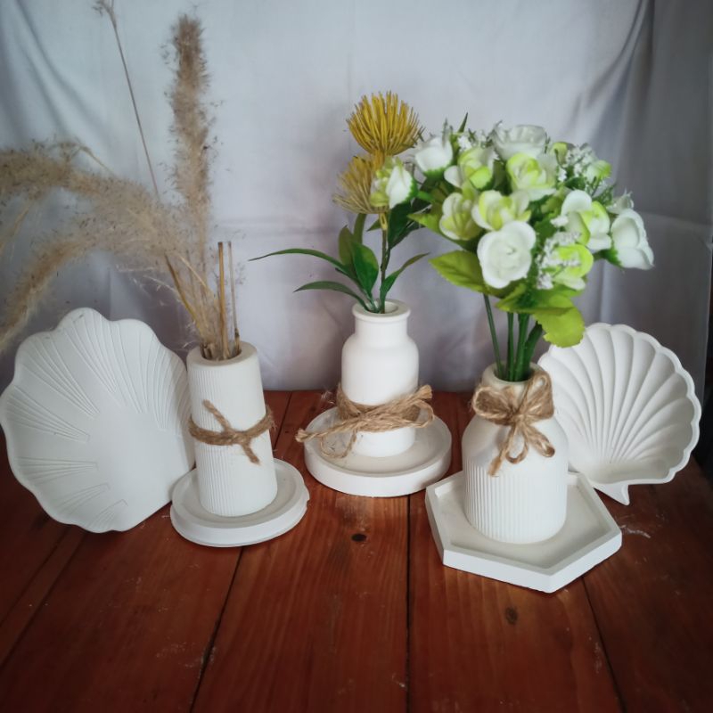 Jual Vas Bunga Kering Estetik Scandinavian Home Dekor | Shopee Indonesia