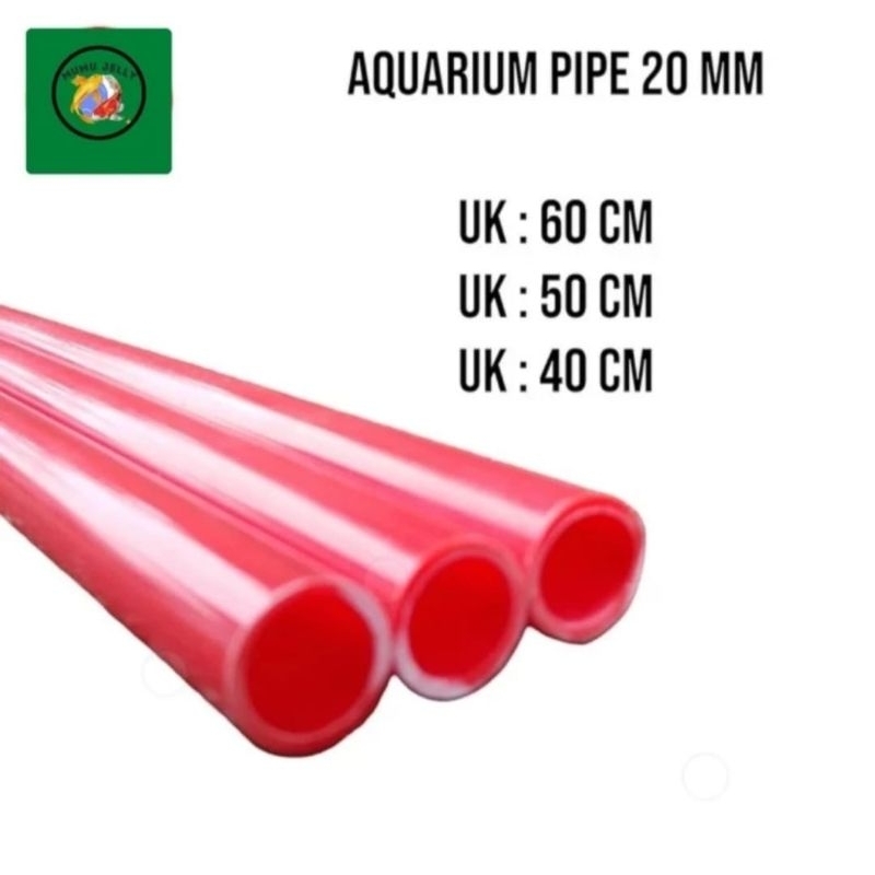 Jual pipa aquarium pipe U-Pvc by 3 pawns 20 mm | Shopee Indonesia