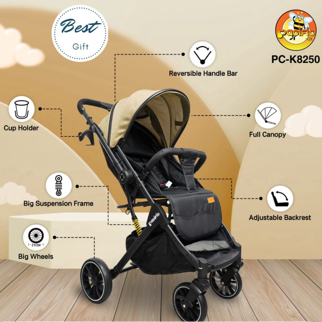 Jual BABY STROLLER BISA HADAP DEPAN DAN BELAKANG\\KERETA SORONG BAYI ...