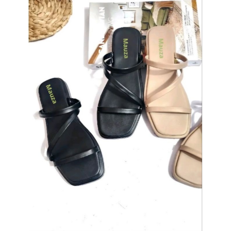 Jual sandal wanita kekinian sandal trepes daily paling best seller ...