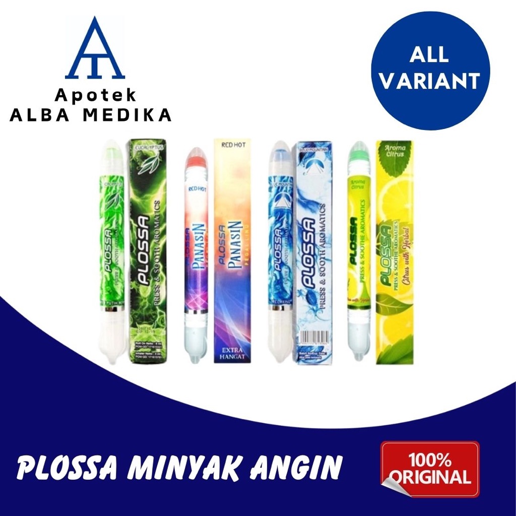 Jual Plossa Minyak Angin Aromaterapi Inhaler | Shopee Indonesia