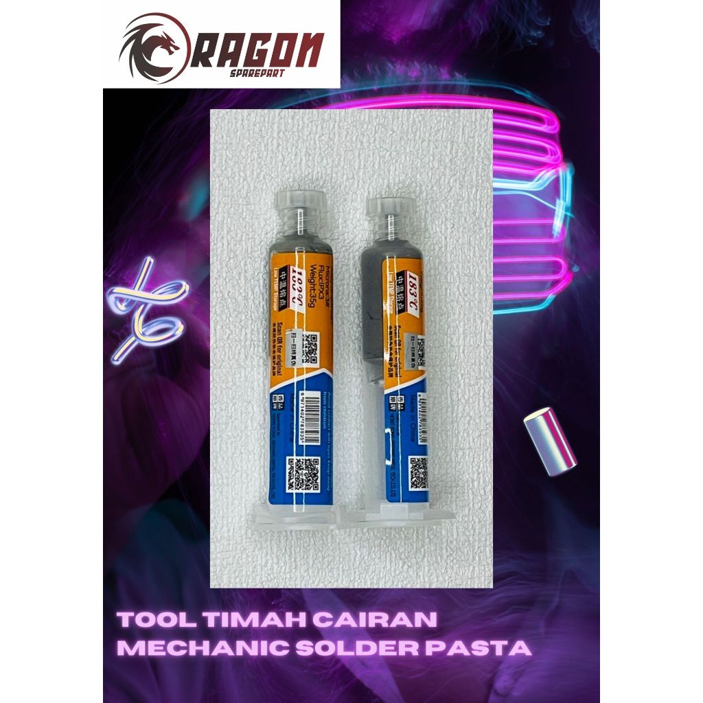 Jual Tool Timah Cair Mechanic/Pasta Solder Mechanic XG-Z40 35g | Shopee ...