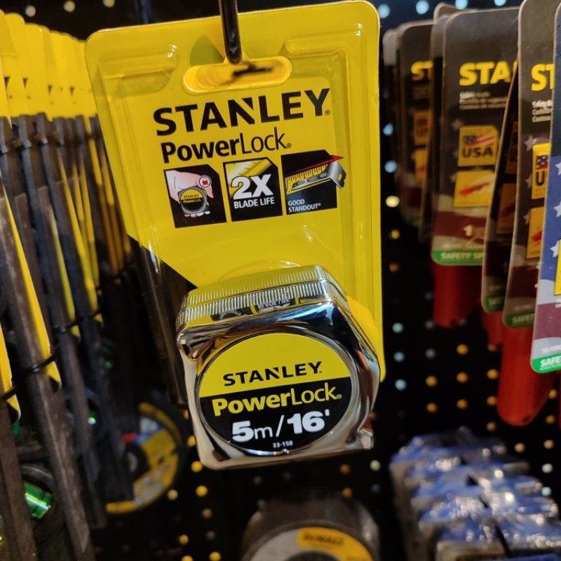 Jual Stanley Meteran roll 5 meter Powerlock tape rules STHT33158 - 8 ...