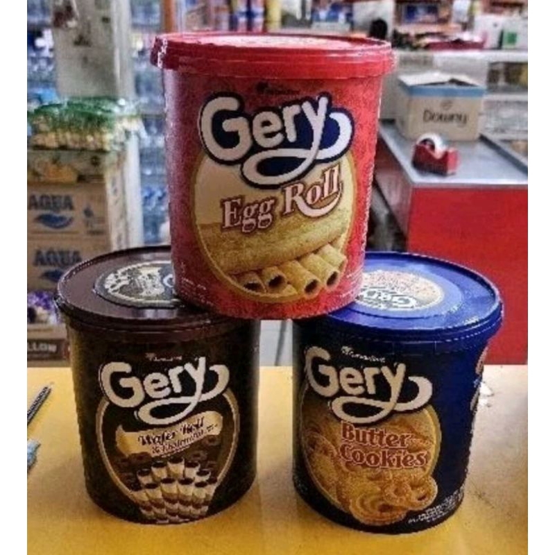 Jual Gery Butter Cookies / Gery Egg Roll / Gery Wafer Roll - Biskuit ...