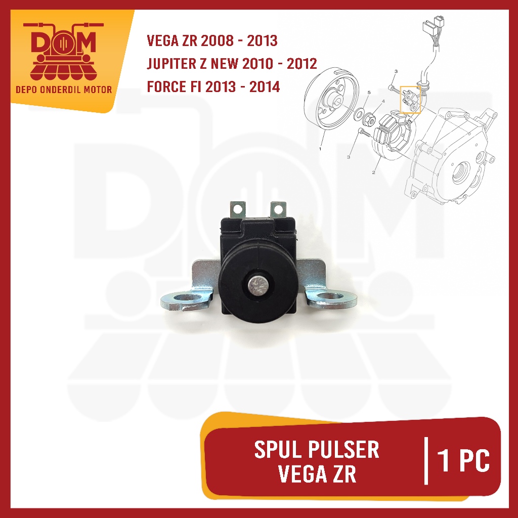 Jual Spull Pulser Coil Vega ZR (TOKAIDO) Spul Spool Sepul Fulser Koil ...