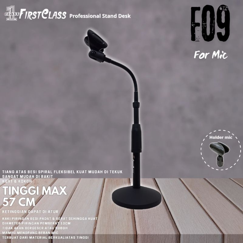 Jual Professional Stand Microphone Meja Podium Firstclass F 09 | Stand ...