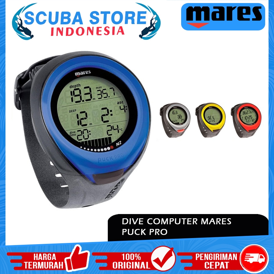 Jual Dive Comp Computer Mares Puck Pro Smartwatch Jam Tangan Selam ...