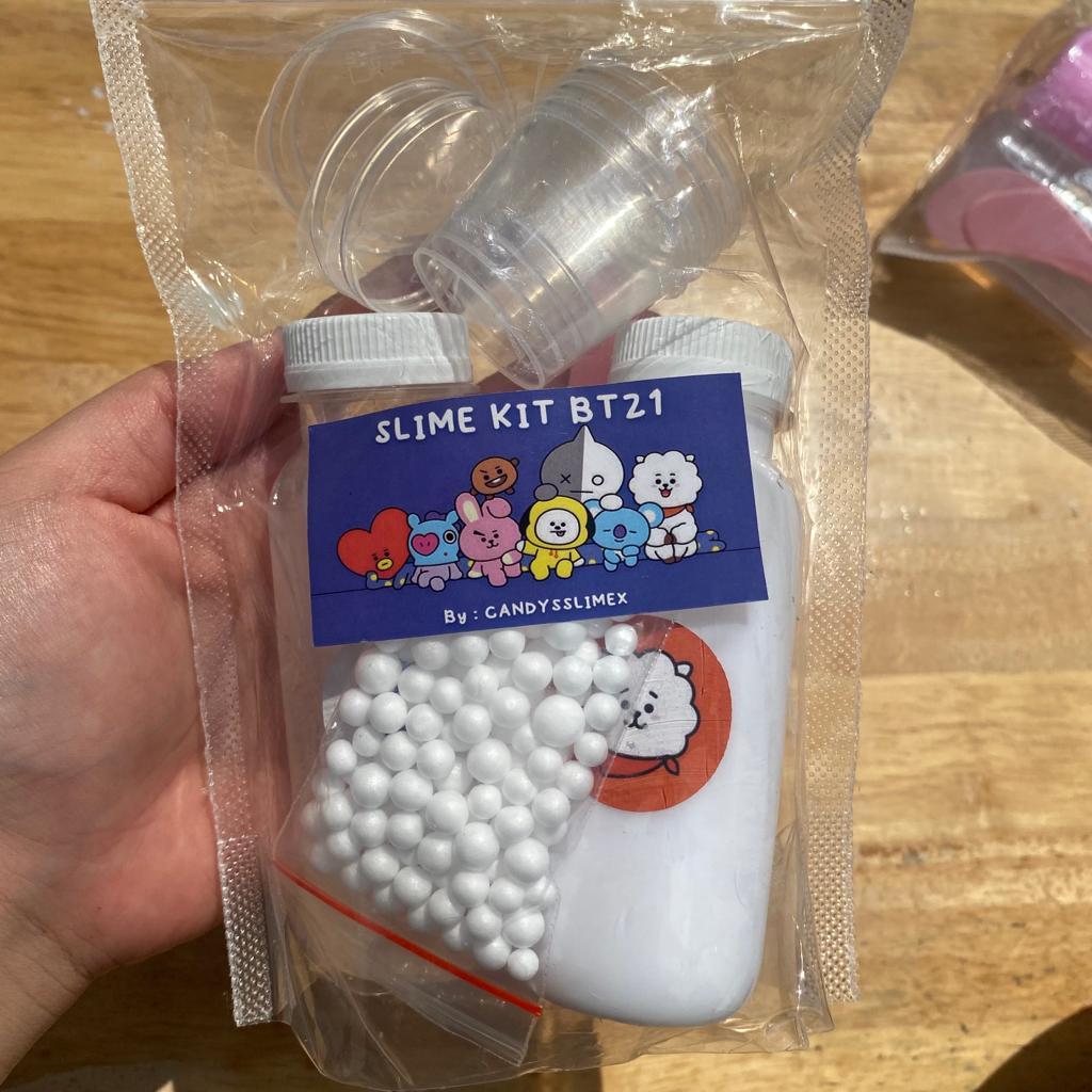 Jual SLIME KIT BT21 SLIME BT21 SLIME BOBA SLIME MURAH SLIME KIT MURAH ...