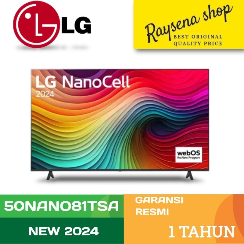 Jual LG LED 50 INCH NANO CELL SMART TV 4K 50NANO81TSA 50NANO81 50NANO ...