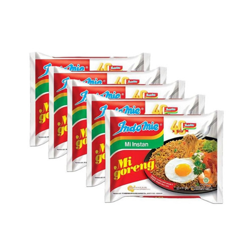 Jual [ 75 CORNER ] Indomie Mie Goreng Indofood Isi 5 Pcs Mi Instan ...