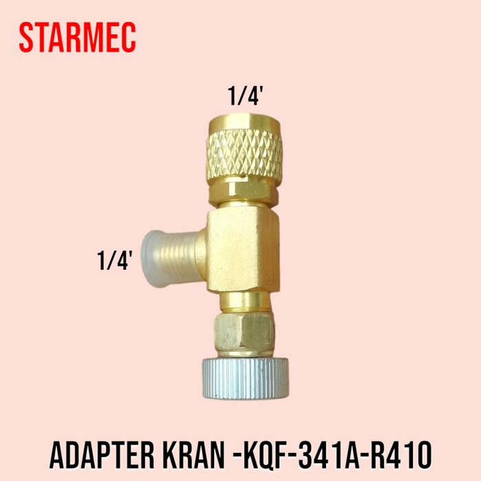 Jual Kran Freon R22 Can Tap Valve R22 KQF-341 Starmec | Shopee Indonesia