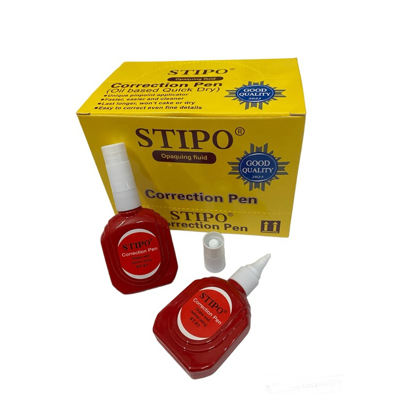 Jual CORRECTION PEN / TIP X CAIR ( ST-01 ) STIPO | Shopee Indonesia