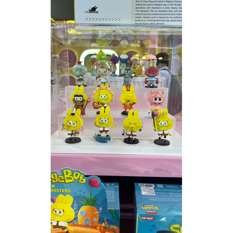Jual POP MART The Monster Labubu x SpongeBob Figurine - Limited Edition ...