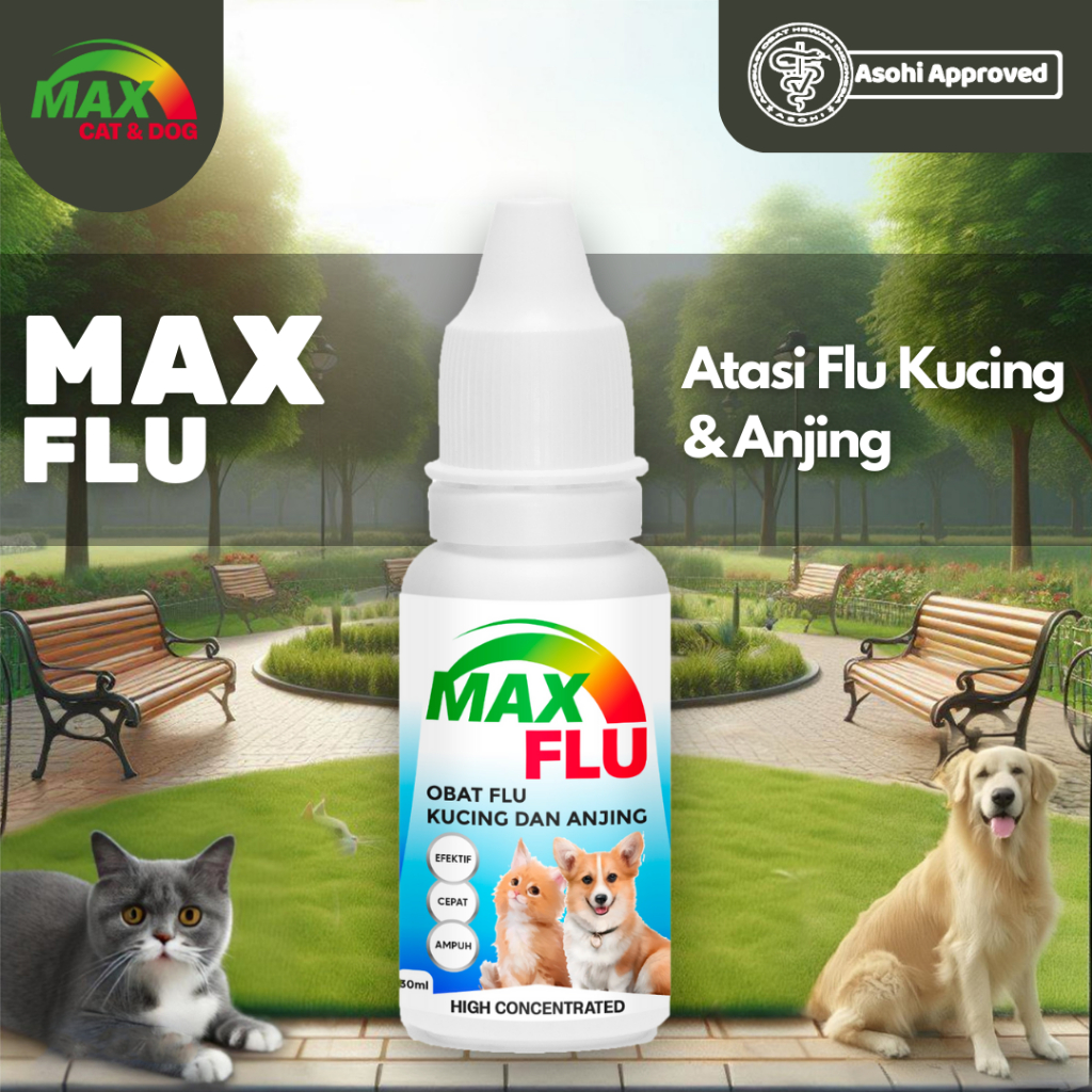 Jual MAX FLU | Obat Flu Batuk Pilek Kucing Anjing | Shopee Indonesia