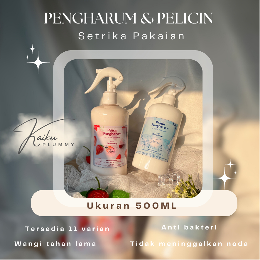 Jual KAIKU PLUMMY SPRAY Pewangi Setrika dan Pelicin Setrika Pakaian ...