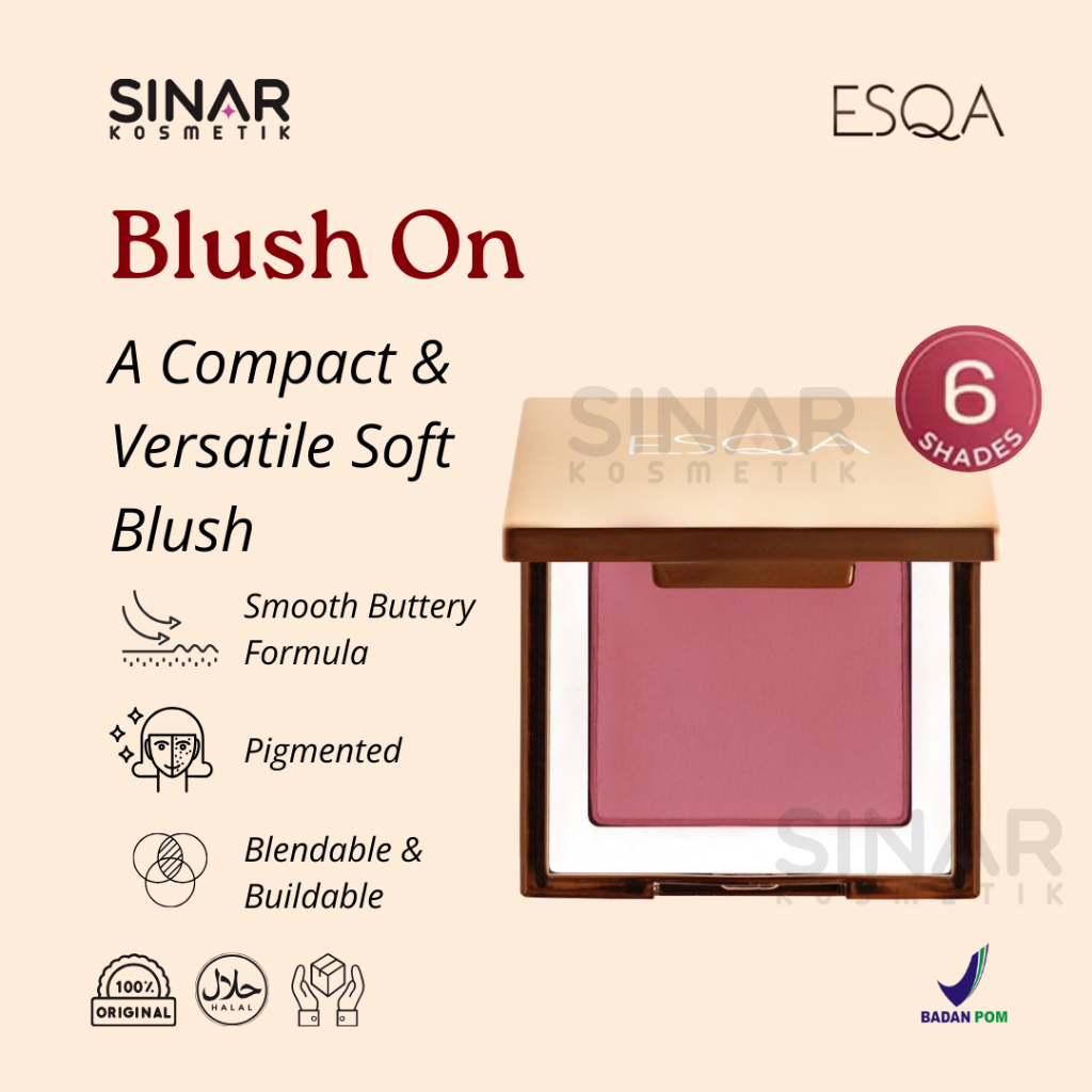 Jual ESQA Blush On 3,5gr | Shopee Indonesia