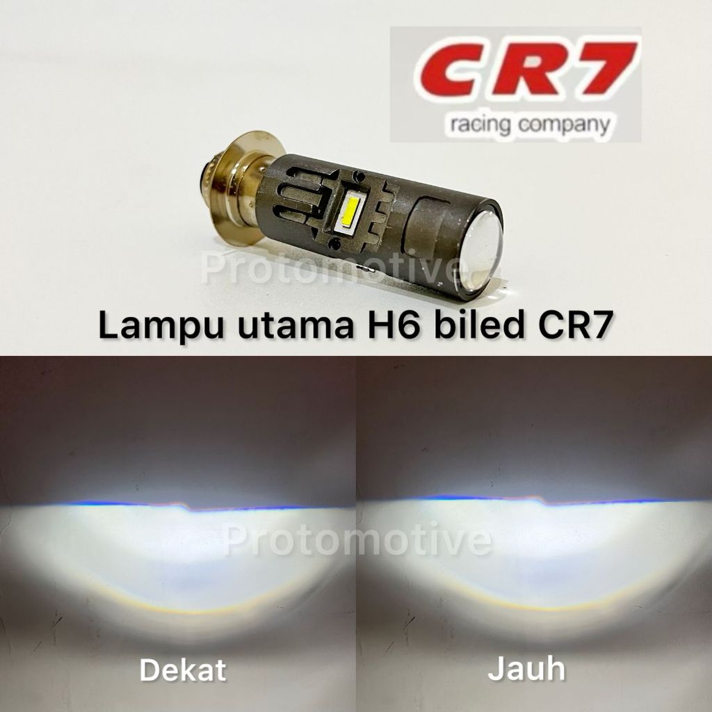 Jual Lampu Utama LED H6 1053 CR7 Original Sinar Biled High Low Premium ...