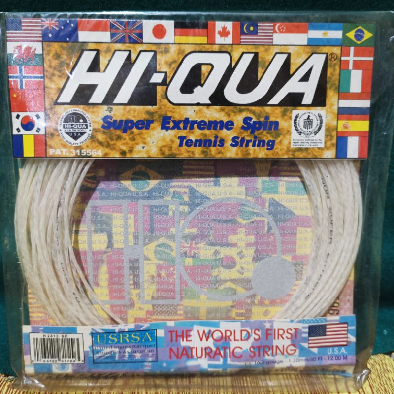Jual Senar Tennis HI-QUA Super Extreme Spin | Shopee Indonesia