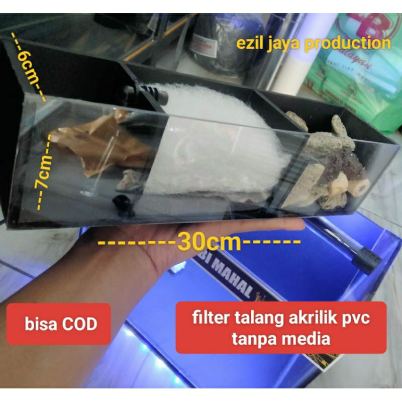 Jual FILTER TALANG AKRILIK filter talang PVC akrilik UK 30cm tanpa ...