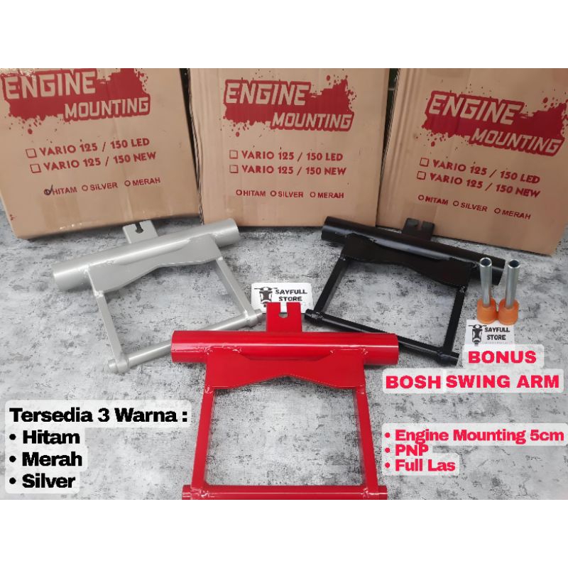 Jual Engine Mounting Maounting Custom Pnp Vario 125 150 New Led Panjang ...