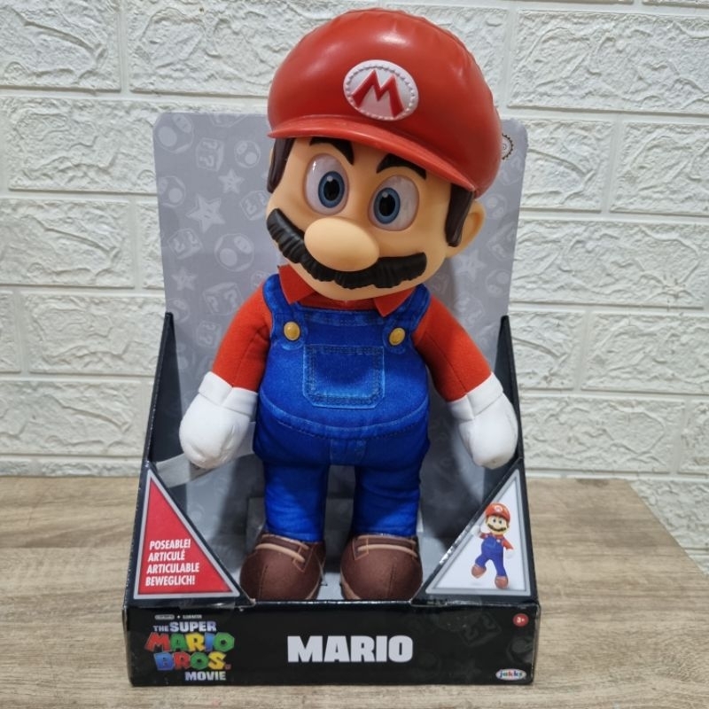 Jual The Super Mario Bros Movie 14" Posable Plush -Mario - NTM417264 ...