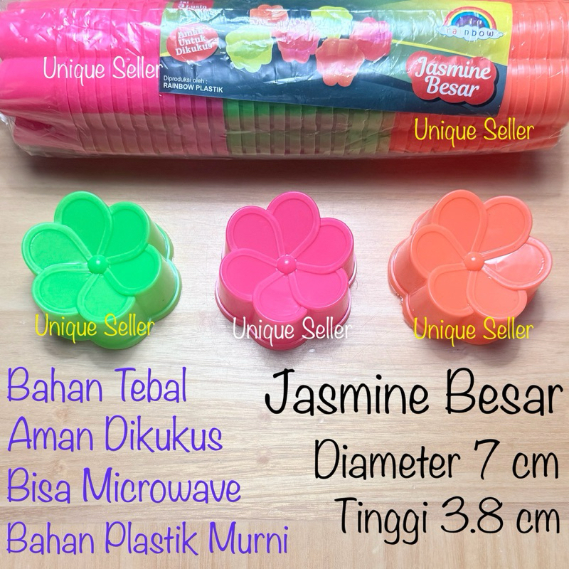 Jual [Isi12] Cetakan Kue Jasmine Besar 7 cm Plastik / Cetakan Bunga ...