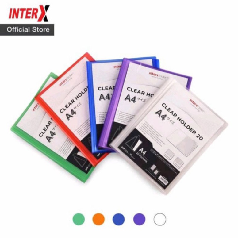Jual Harga Promo Clear Holder A4 2 Pocket Inter X Dokumen Keeper Display Album | Shopee Indonesia